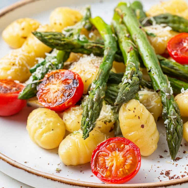 Asparagus Gnocchi Recipe with Sage Butter - Veggie Vibes & Vines