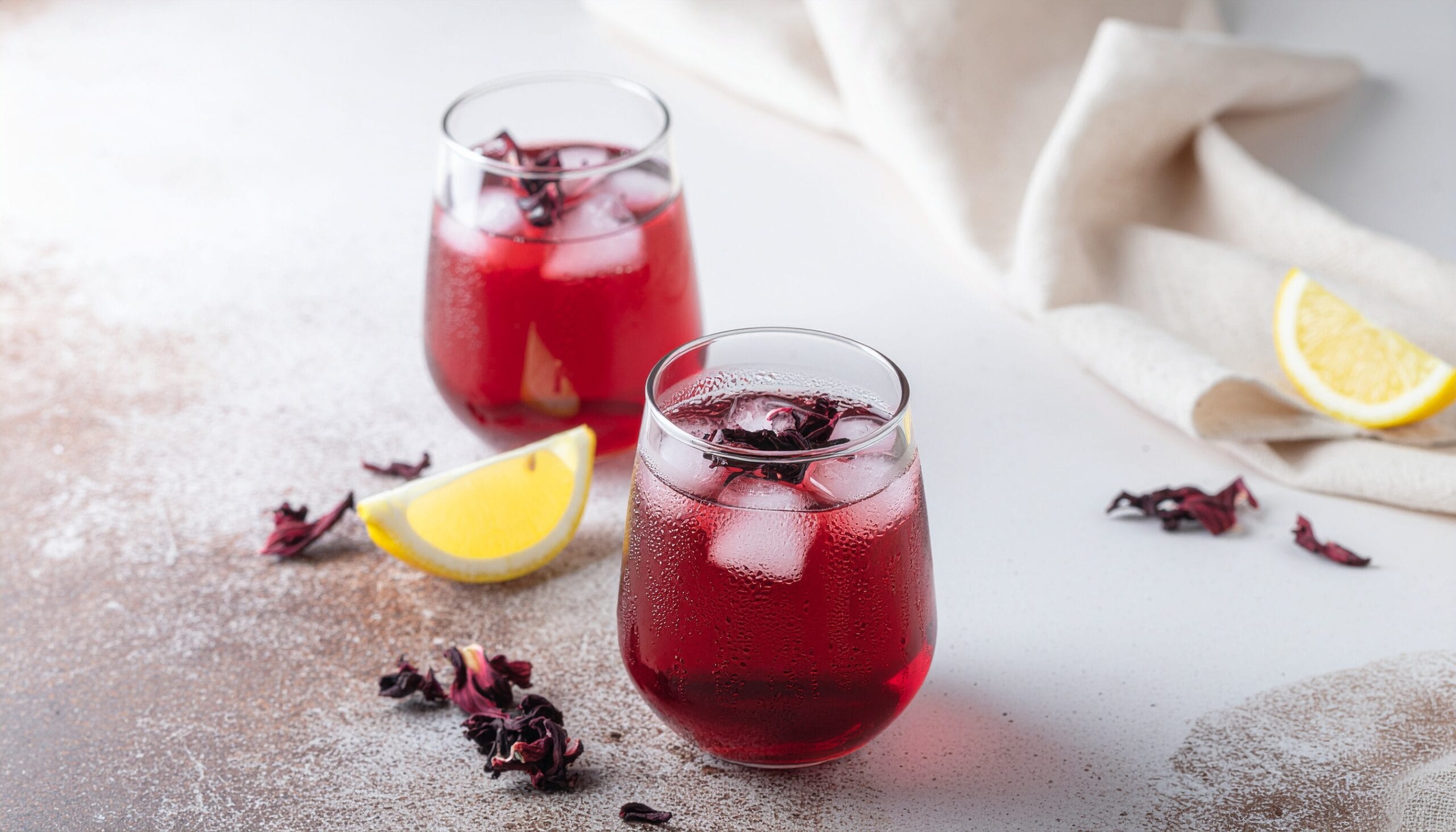 Rose Hibiscus Iced Tea | Aromatic and Refreshing Beverage Recipe