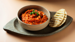 Ajvar | Versatile Balkan Roasted Red Pepper & Eggplant Spread