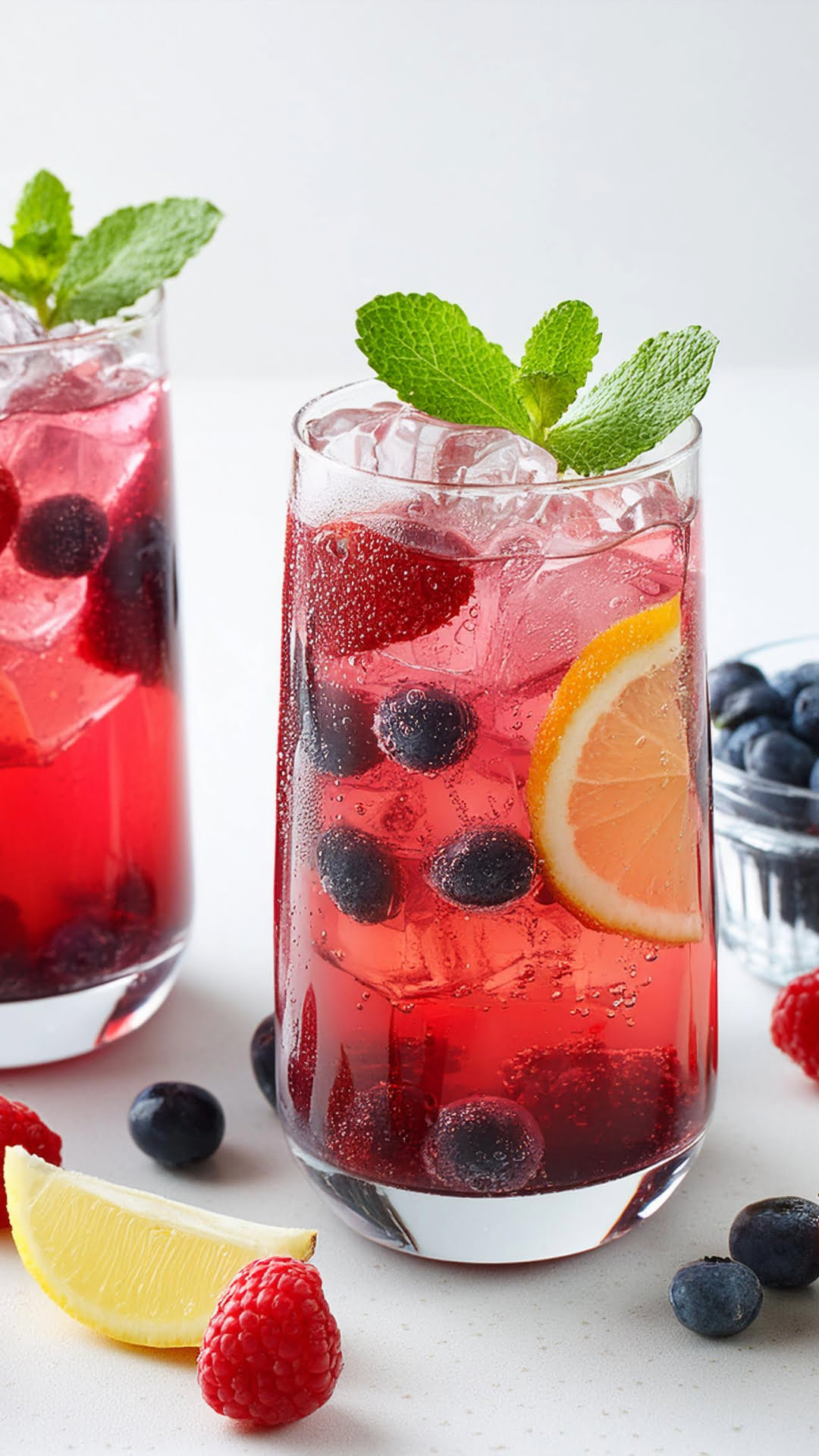 Berry Lemonade Spritz Mocktail | Refreshing Summer Drink or Festive ...
