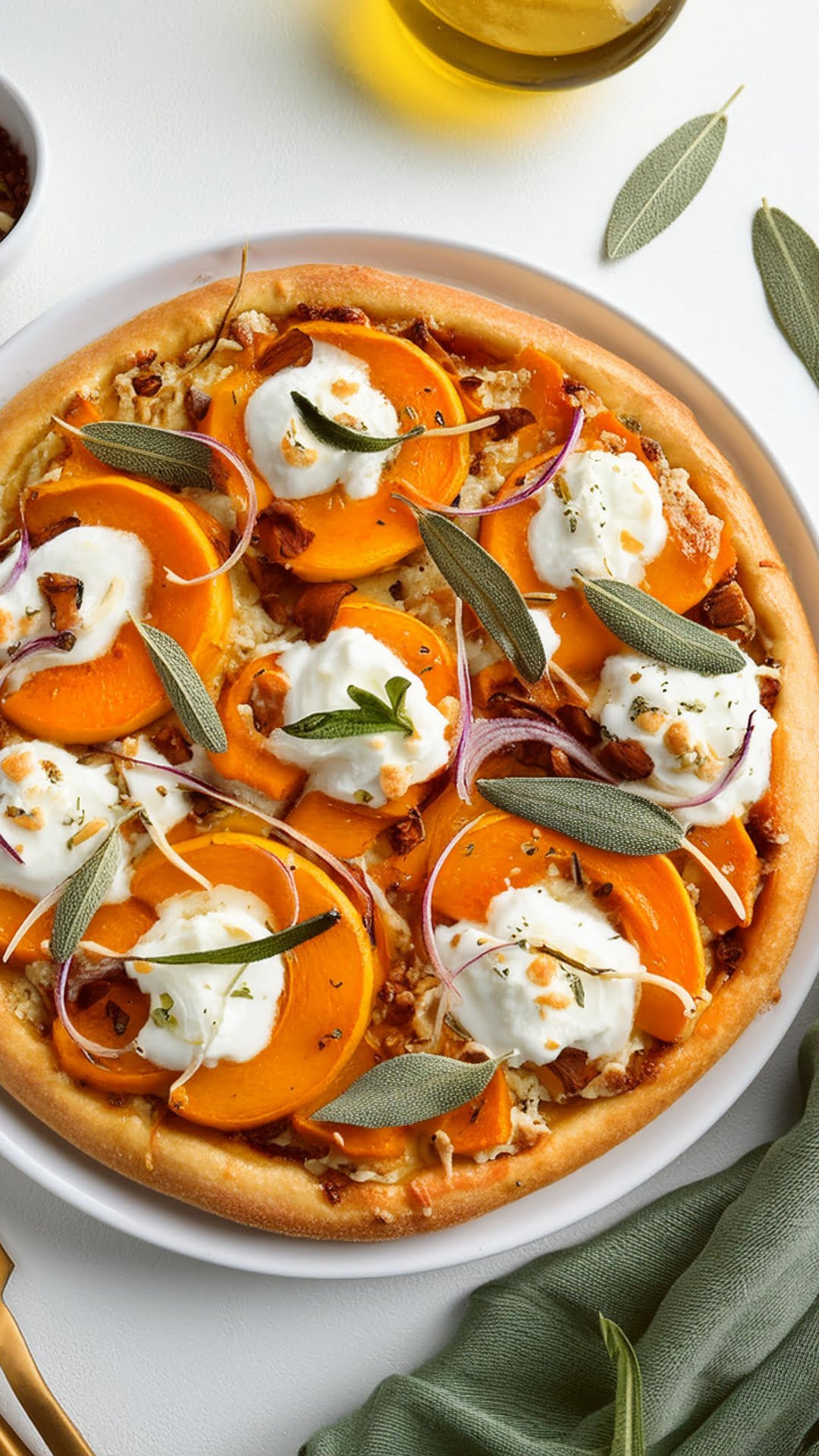 Roasted Butternut Squash & Sage Pizza | Savory & Sweet Seasonal Delight