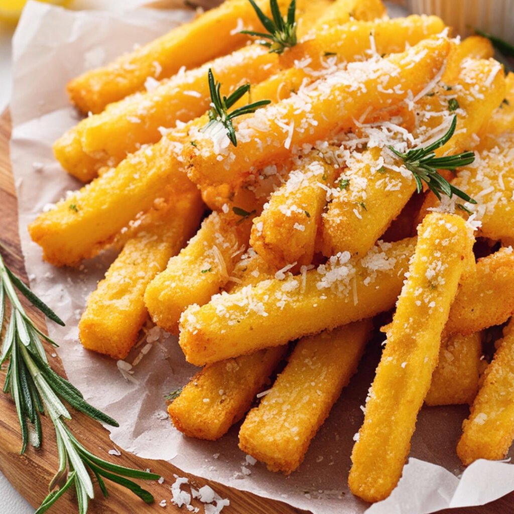 Homemade Rosemary Fries with Parmesan - Veggie Vibes & Vines