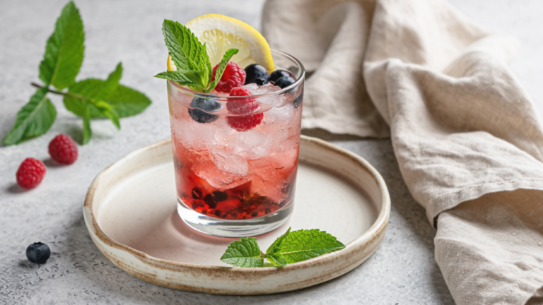Berry Gin Smash | Refreshing Summer Cocktail with Mixed Berries & Mint