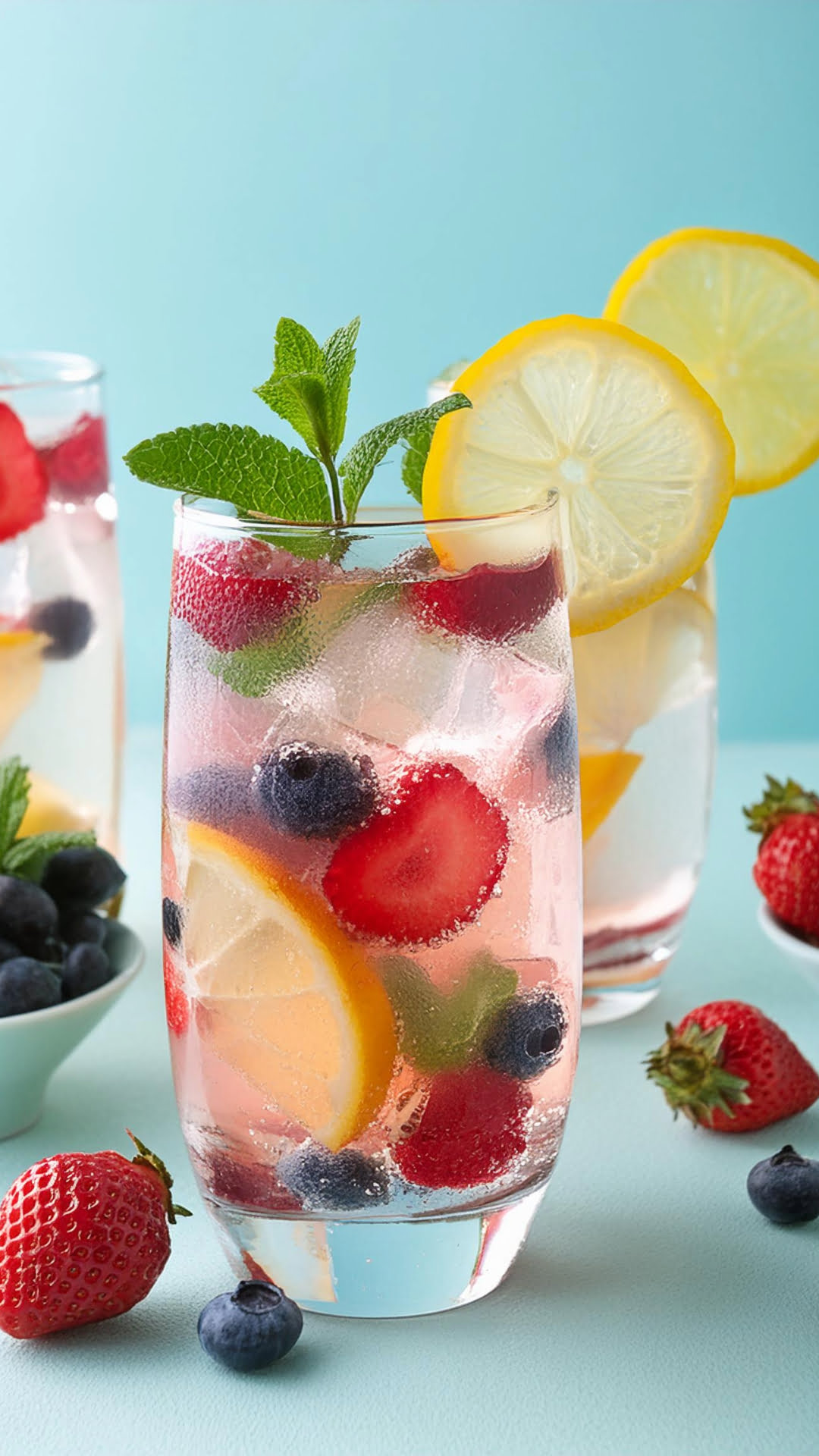 Berry Gin Smash | Refreshing Summer Cocktail with Mixed Berries & Mint