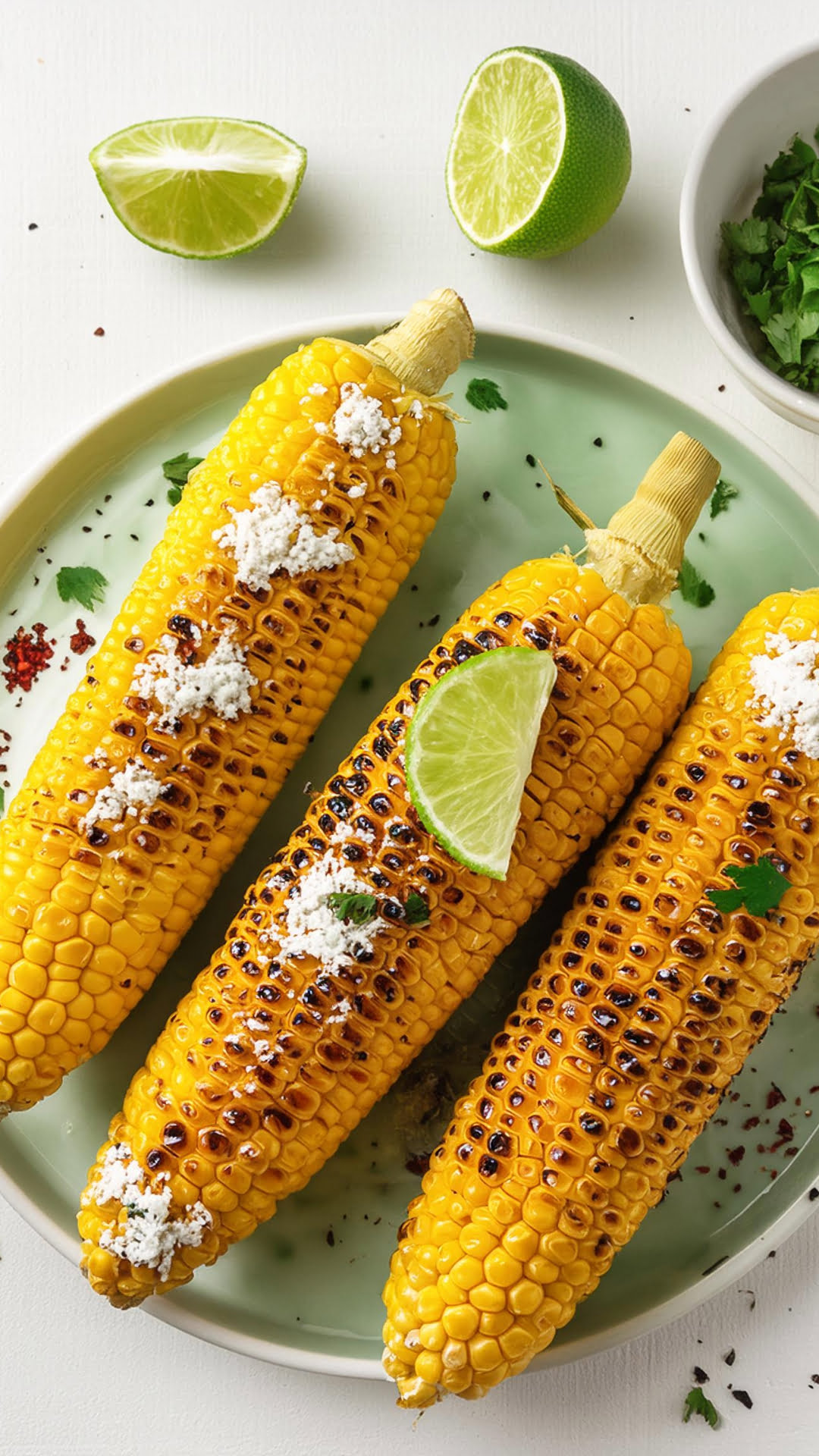 Zesty Grilled Corn with Lime & Chili | Smoky Vegan Summer Side Dish