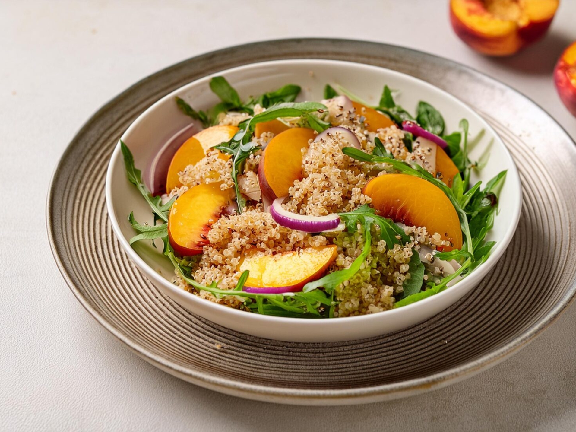 Spicy Melon Feta Salad - Veggie Vibes & Vines