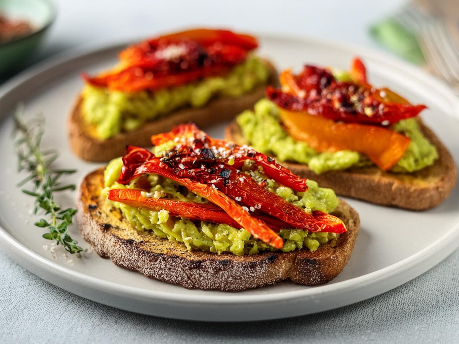 Hummus Veggie Toast with Cucumbers & Radishes | Healthy Breakfast or ...