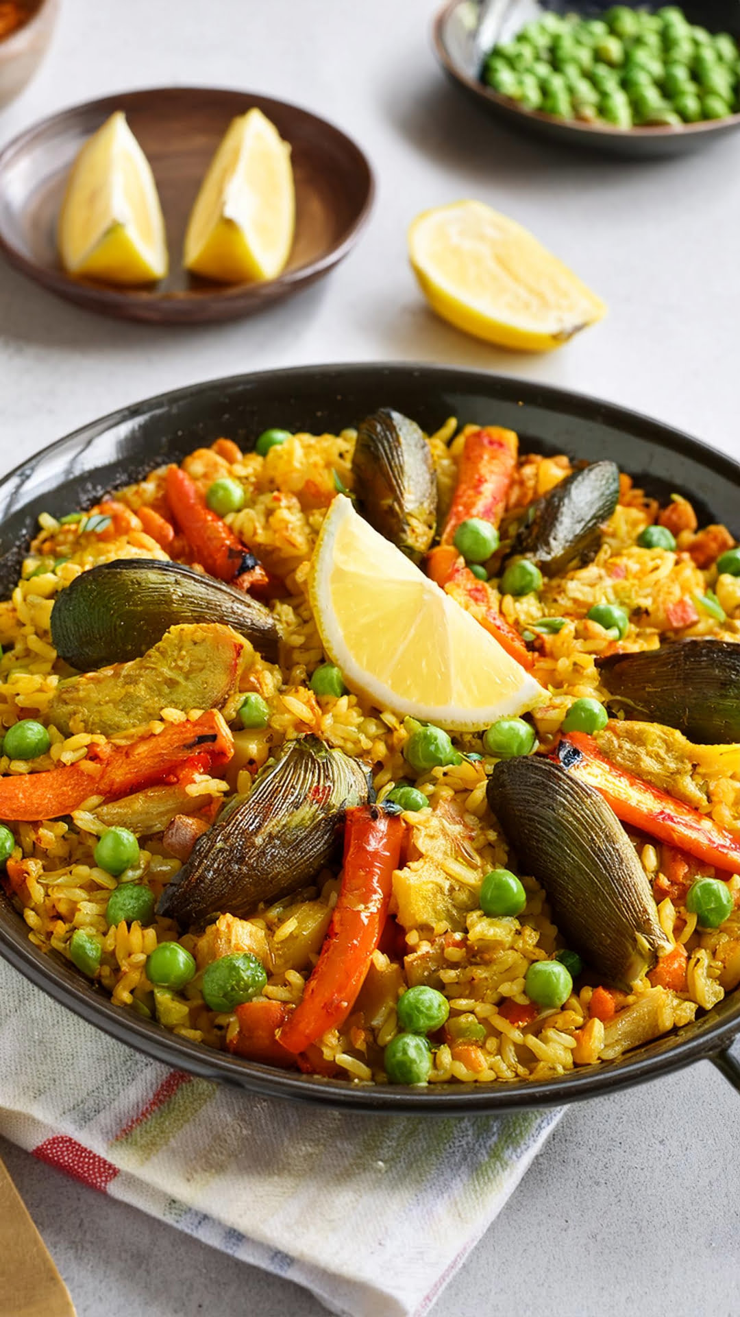 Autumn Vegetable Paella | Flavorful Plant-Based Paella with Roasted ...