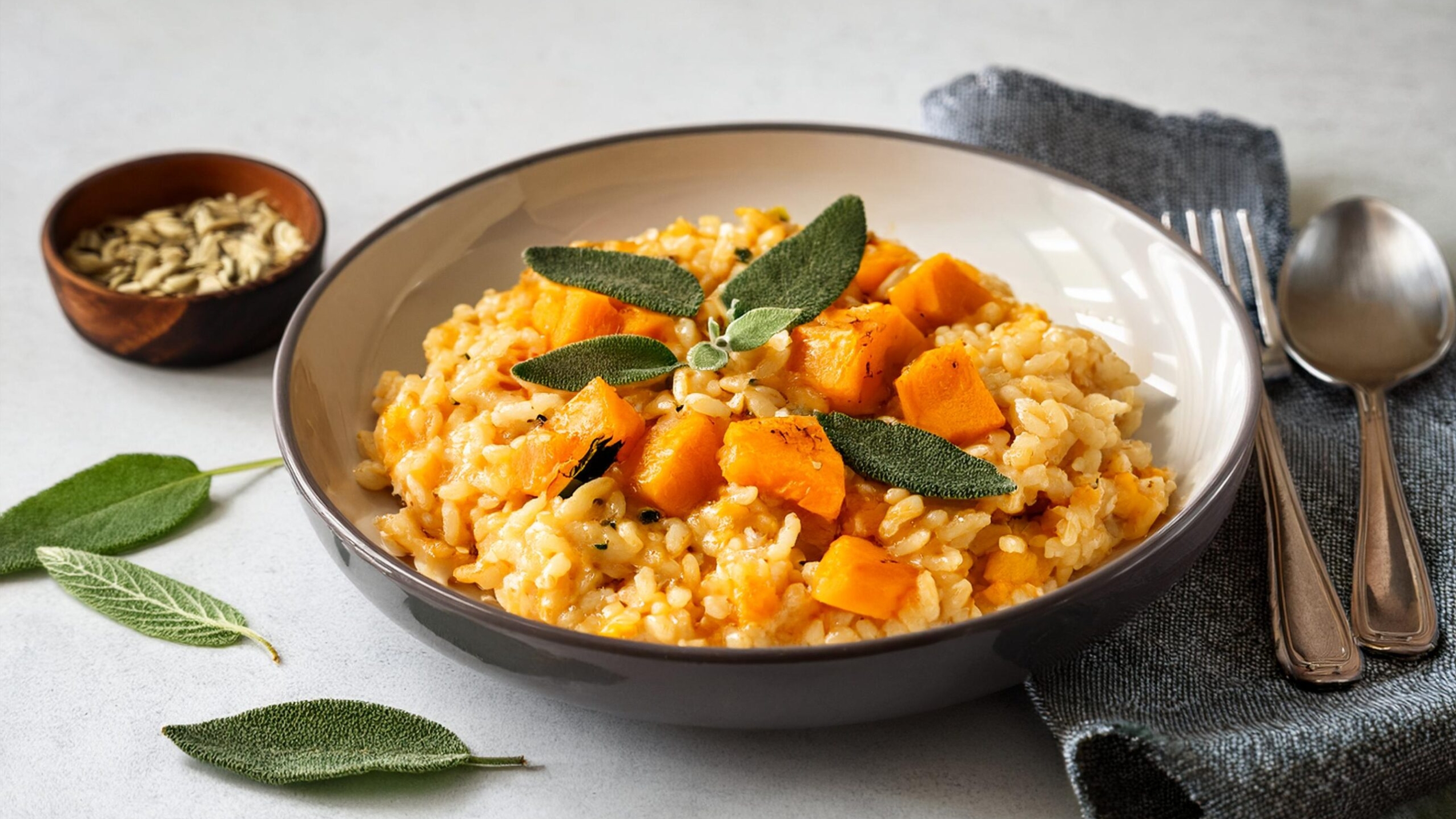 Perfect Fall Comfort | Creamy Butternut Squash & Sage Risotto Recipe