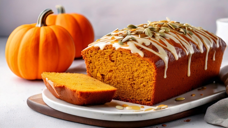 Pumpkin Ricotta Bread with Honey Glaze Recipe | Moist, Tender & Elegant ...