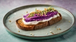 Purple Sweet Potato & Coconut Toast: A Colorful, Creamy Vegan Breakfast ...