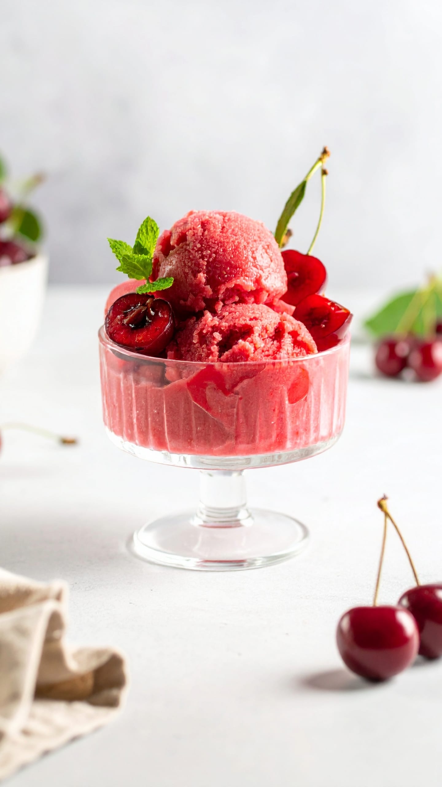 Dairy-Free Banana Cherry Sorbet | Guilt-Free, Naturally Sweetened ...
